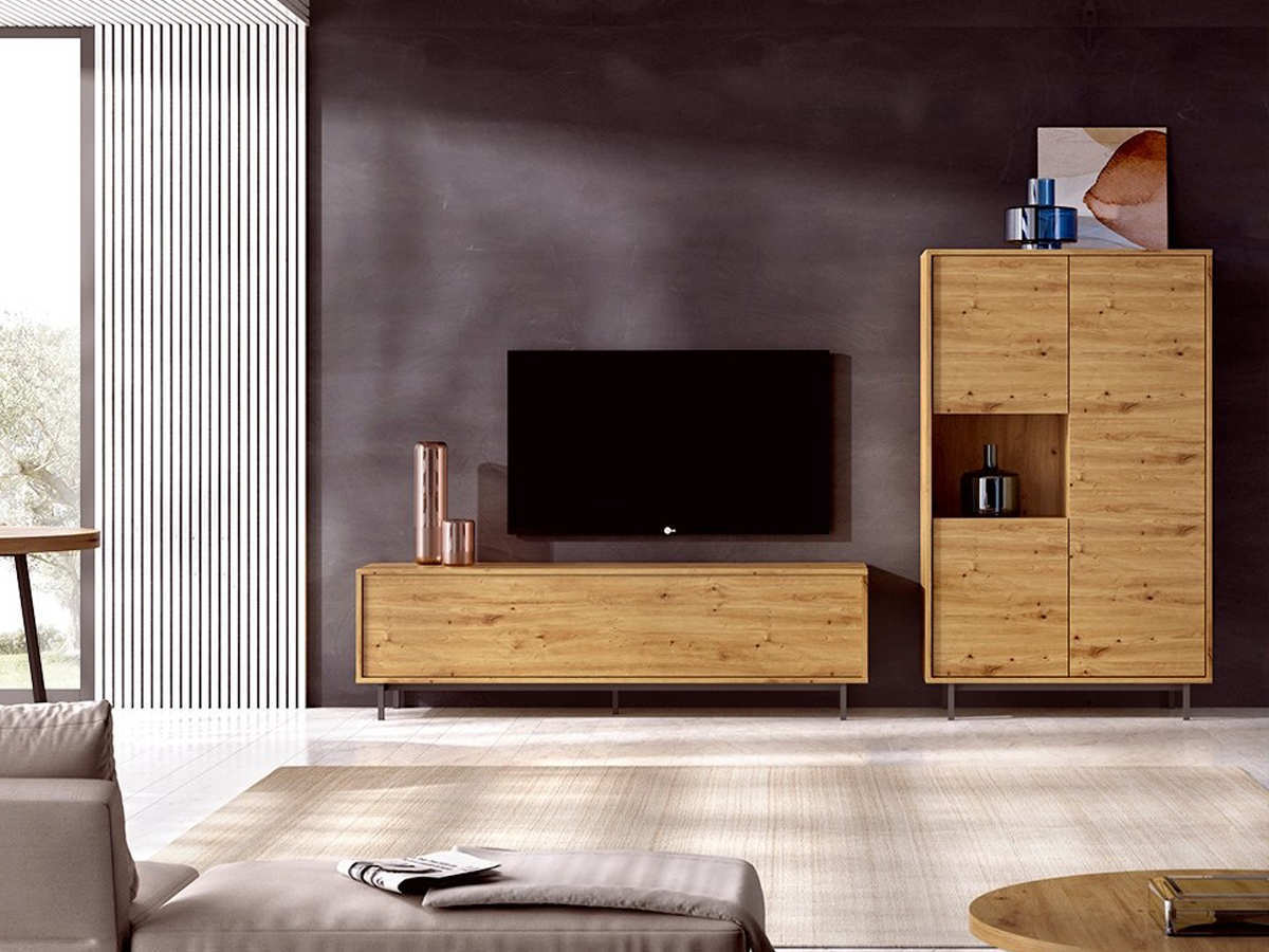 Mueble salón moderno DUO-05 - ilumueble