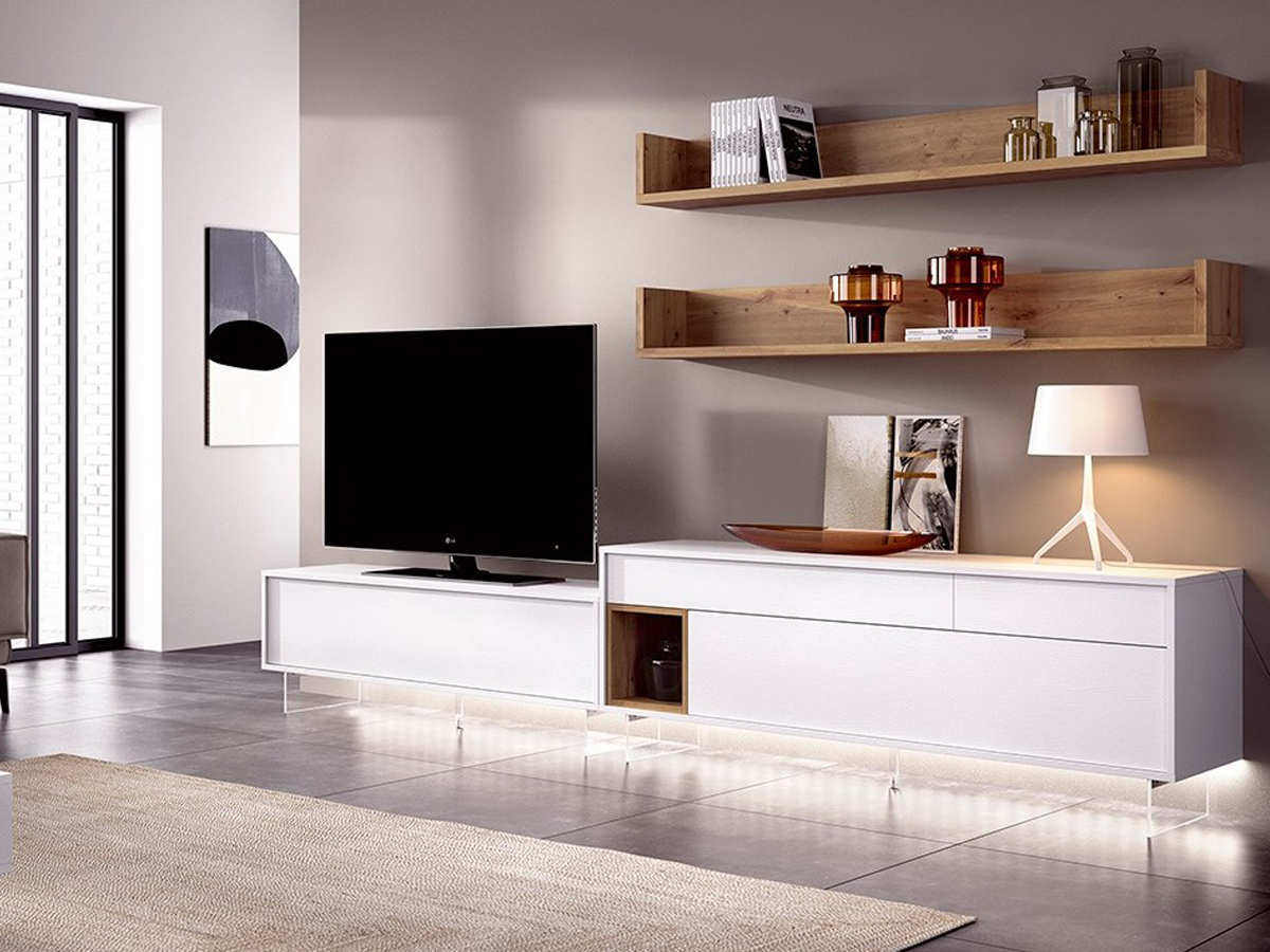 Mueble salón moderno DUO-12 - ilumueble