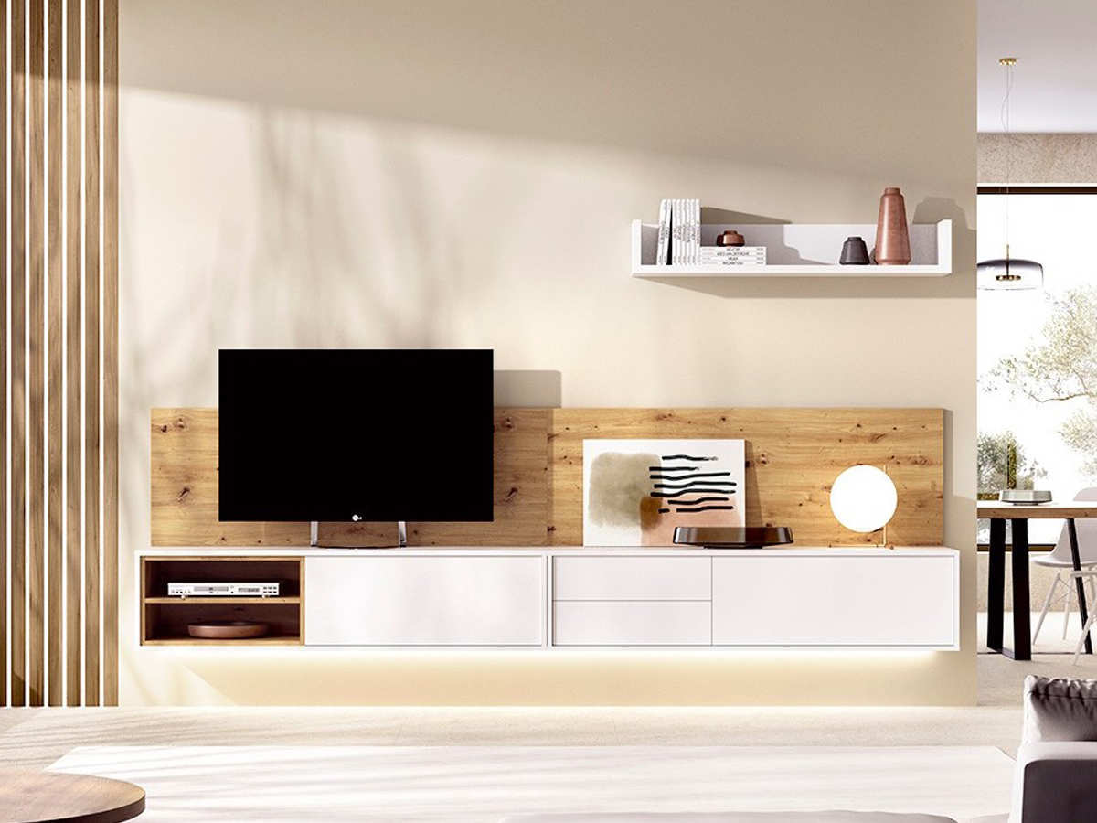 Mueble salón moderno DUO-22 - ilumueble