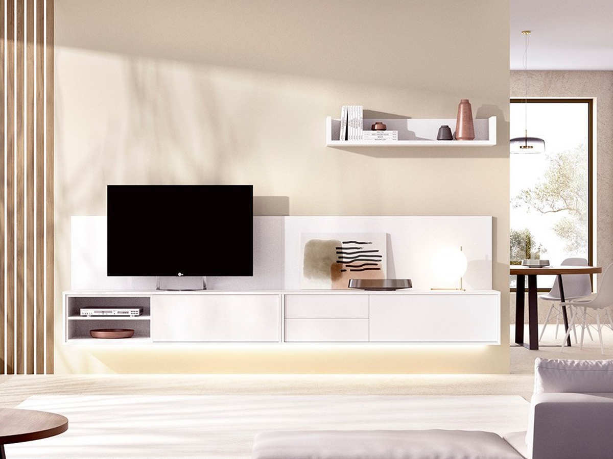 Mueble salón moderno DUO-24 - ilumueble