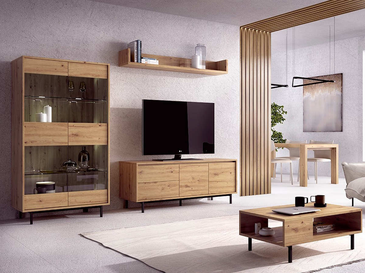 Mueble salón moderno DUO-26 - ilumueble
