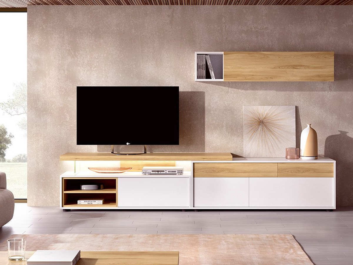 Mueble salón moderno DUO-31 - ilumueble