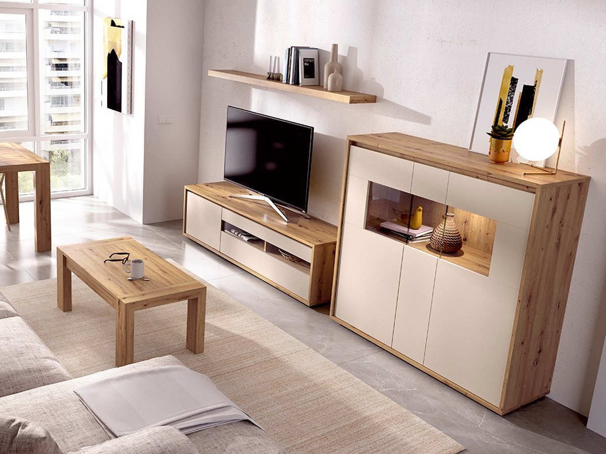 Mueble salón moderno DUO-40 - ilumueble