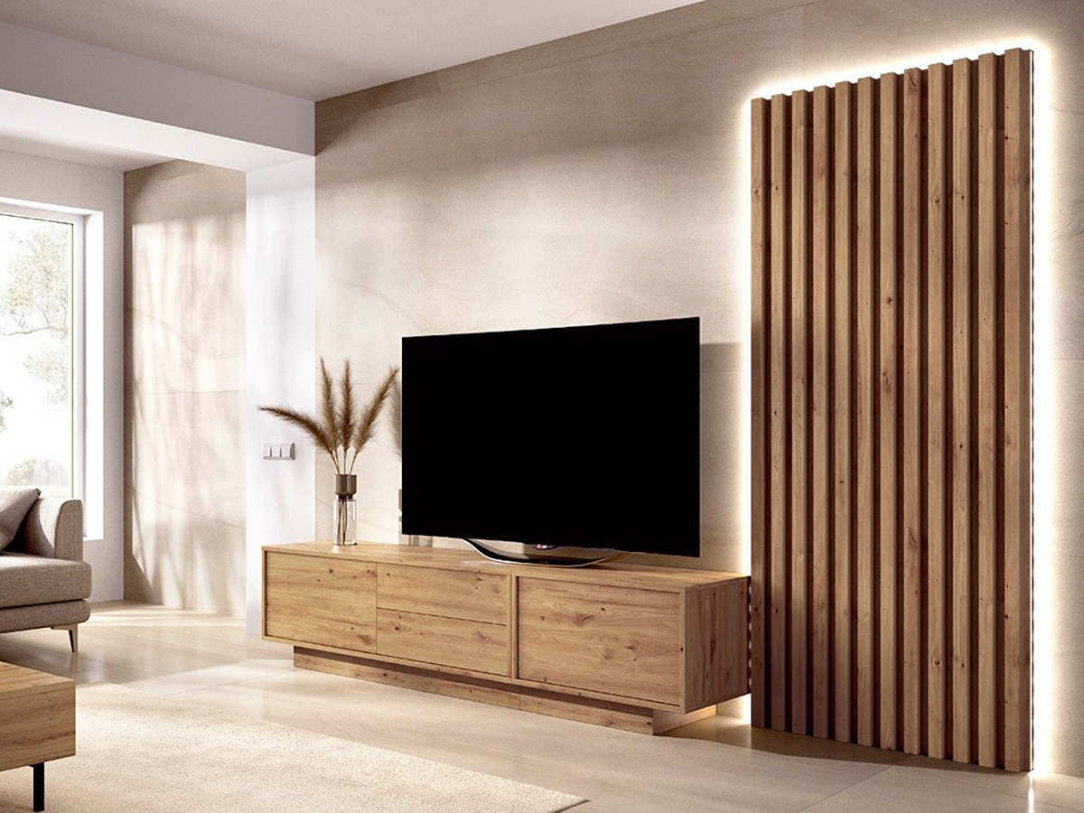 Mueble salón moderno DUO-48 - ilumueble