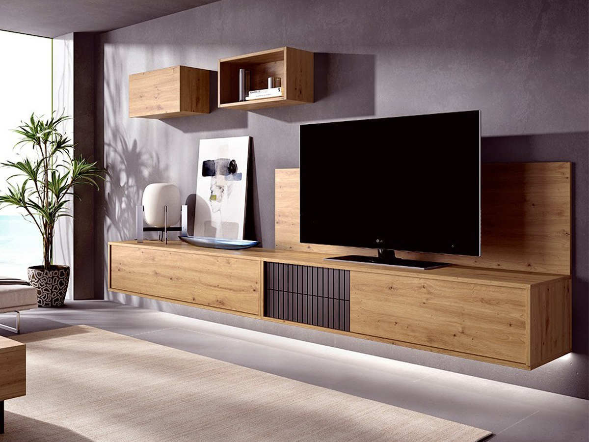 Mueble salón moderno DUO-50 - ilumueble