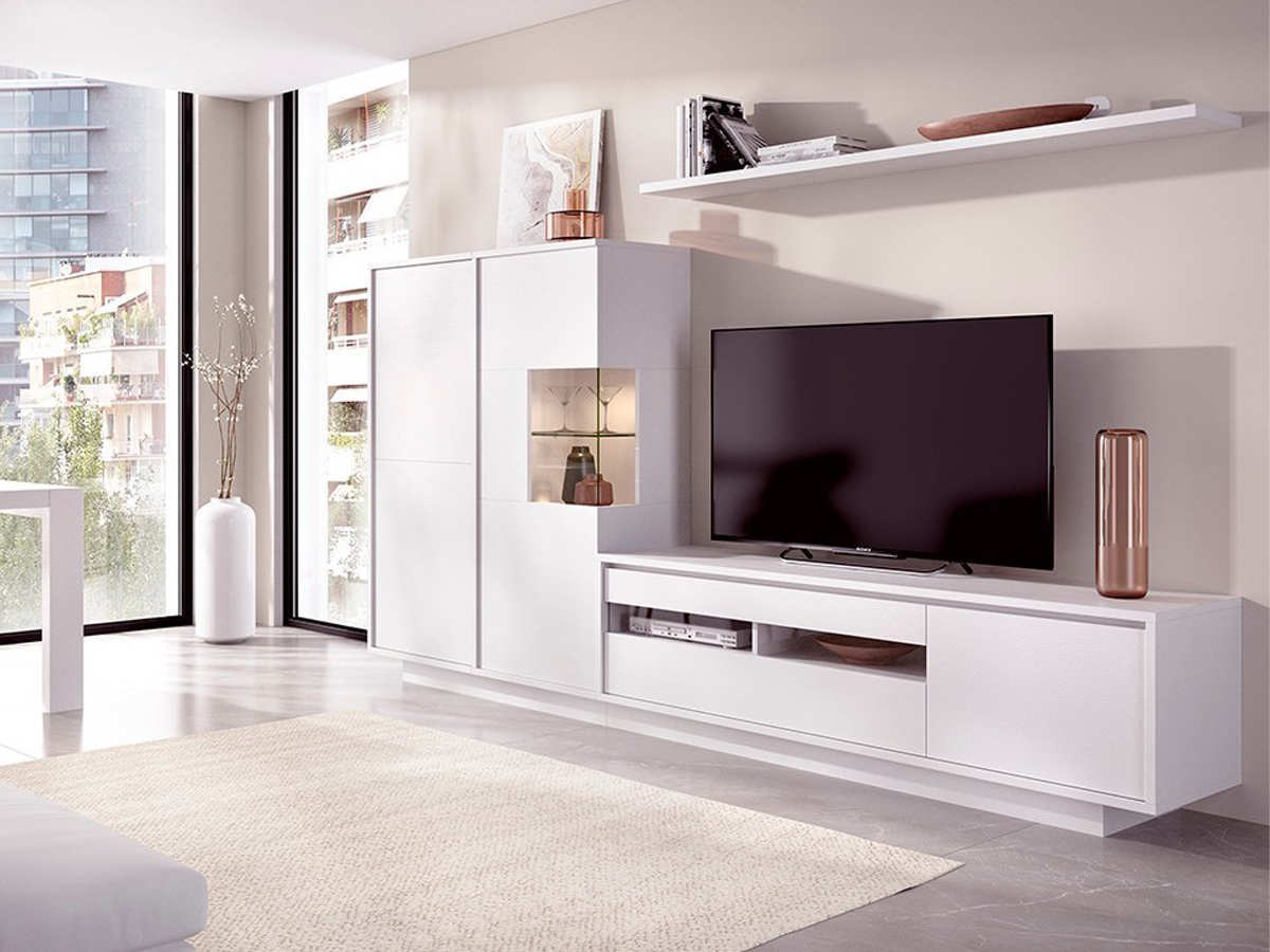 Mueble salón moderno DUO-53 - ilumueble