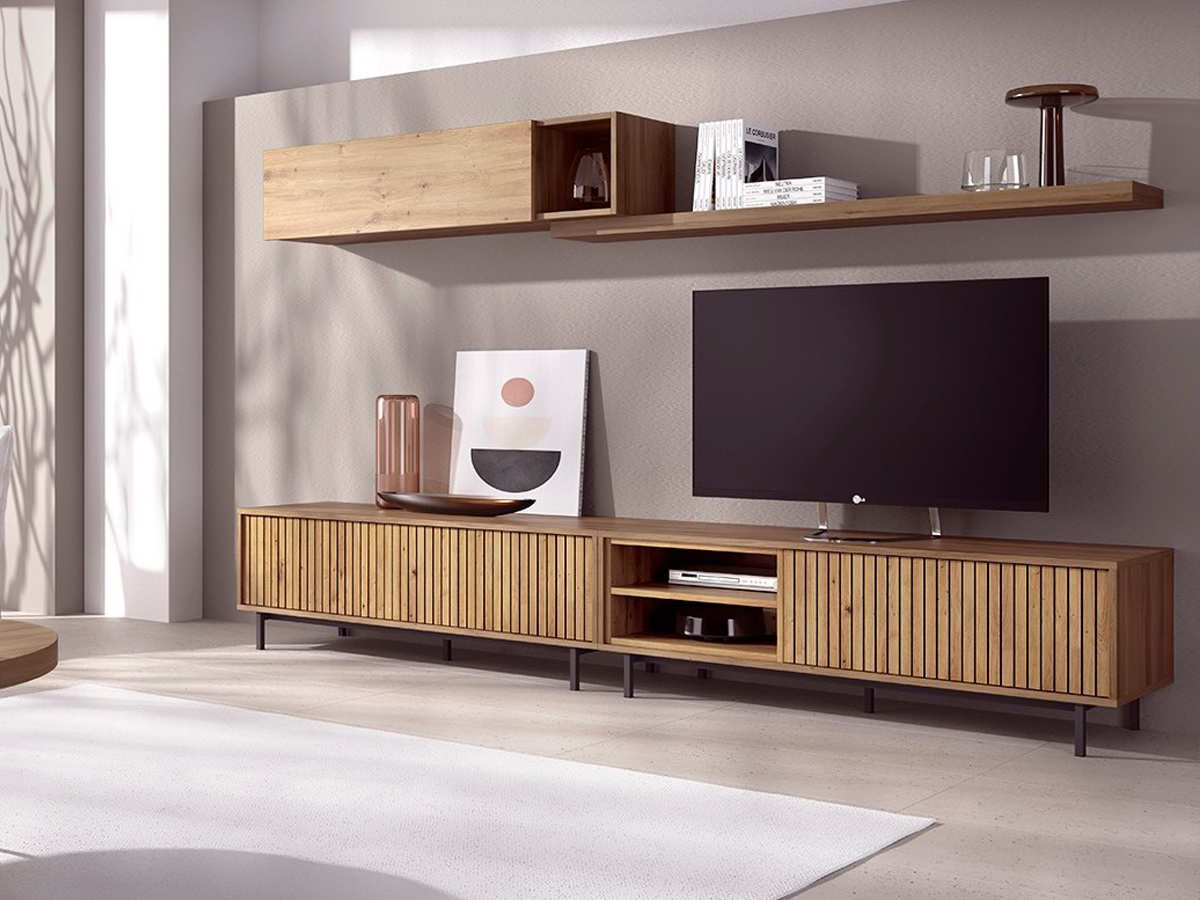 Mueble salón moderno DUO-62 - ilumueble