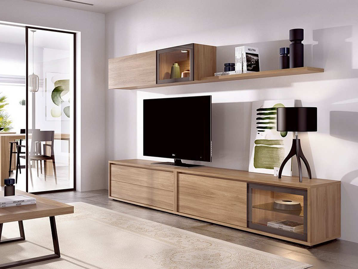 Mueble salón moderno DUO-67 - ilumueble