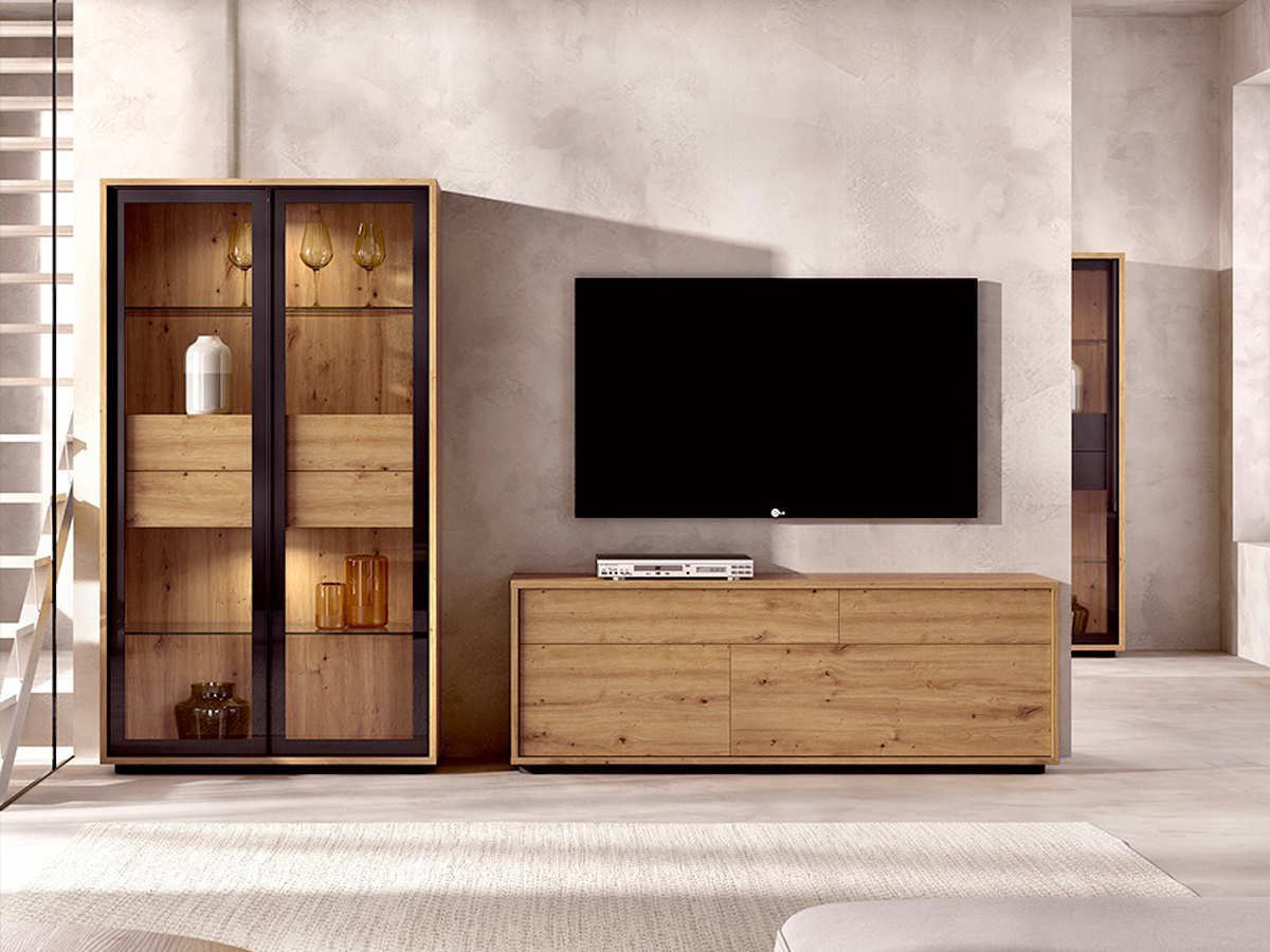 Mueble salón moderno DUO-72 - ilumueble