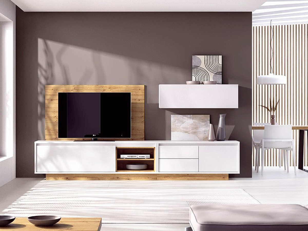 Mueble salón moderno DUO-77 - ilumueble