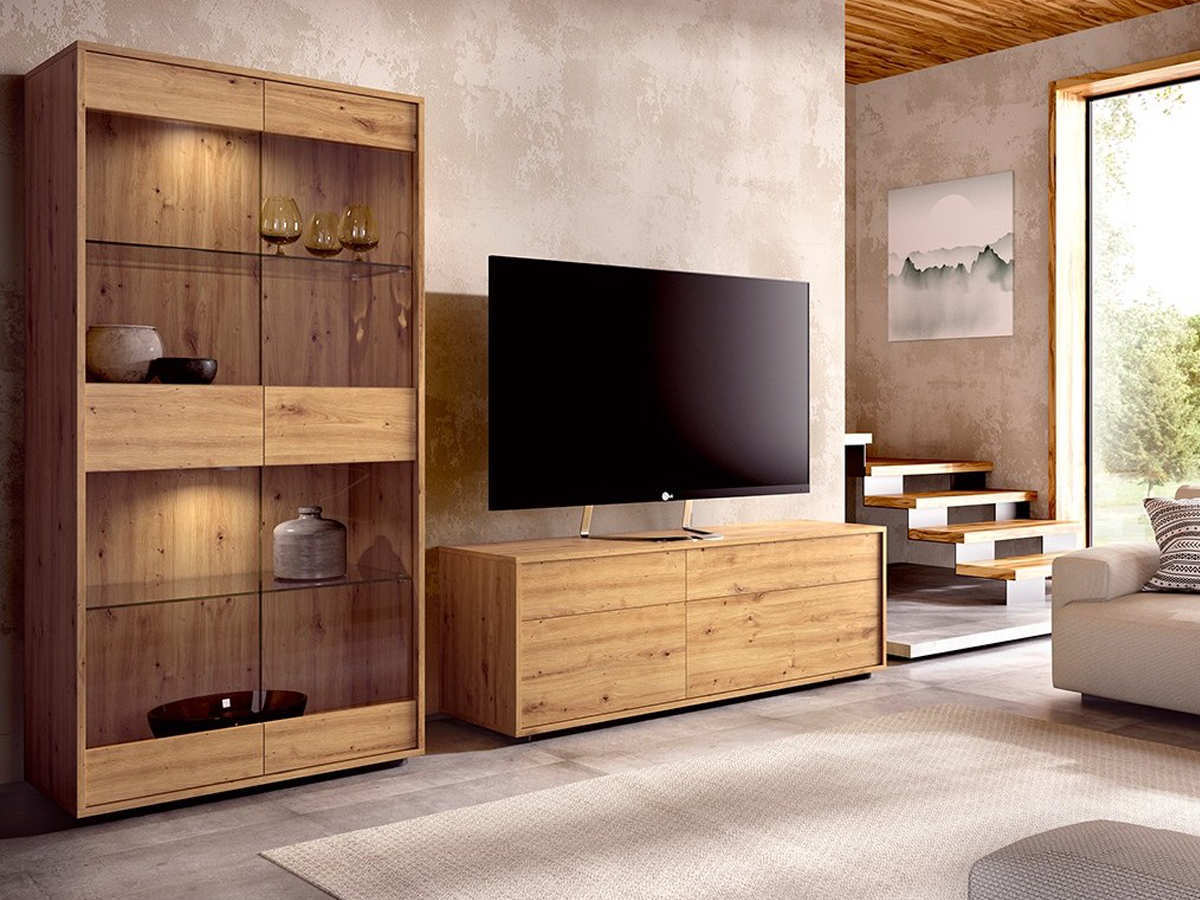 Mueble salón moderno DUO-78 - ilumueble