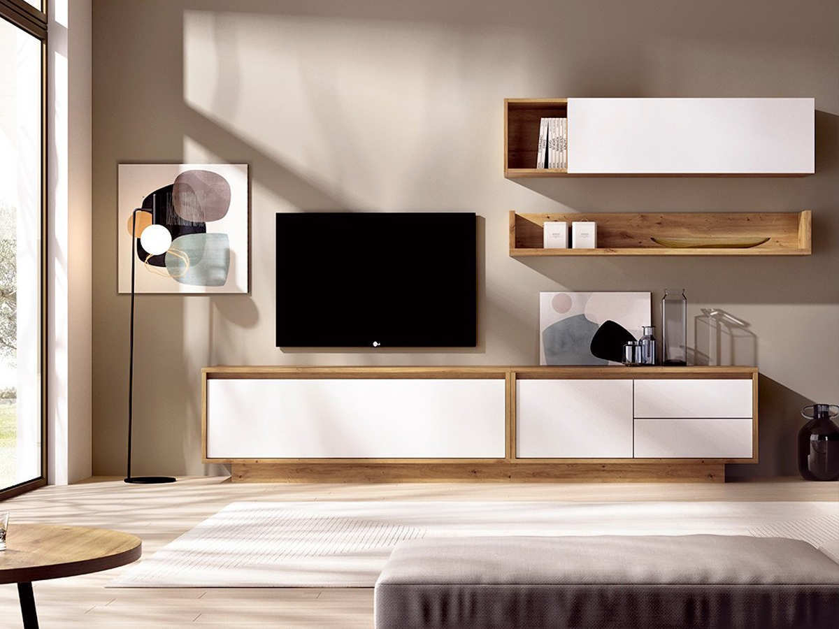 Mueble salón moderno DUO-88 - ilumueble