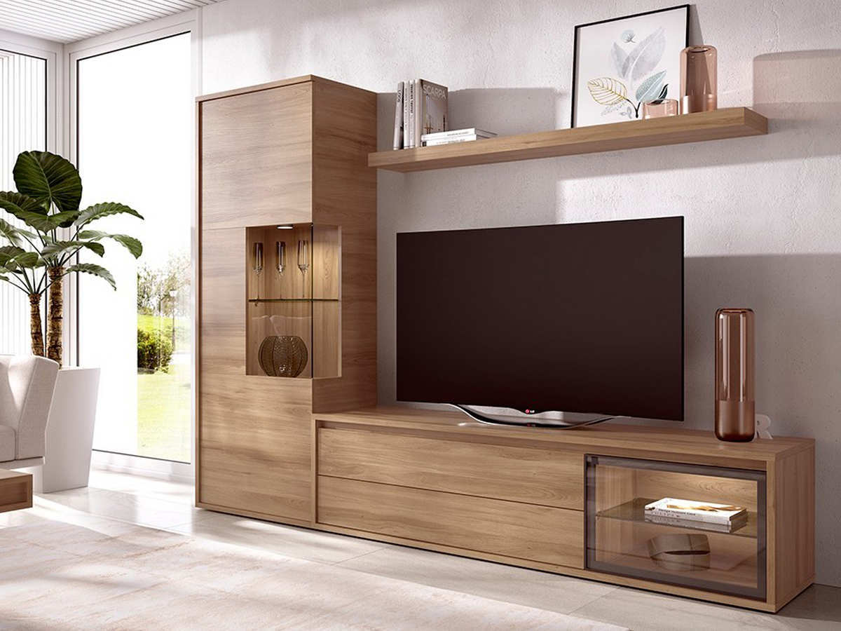 Mueble salón moderno DUO-92 - ilumueble
