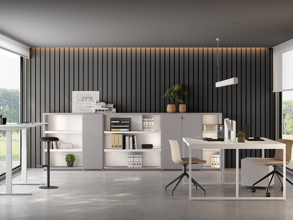 Proyecto de oficina con paneles Gap ADD 32 - ilumueble